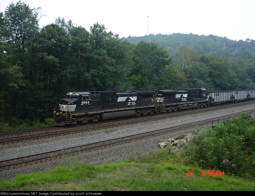 NS 9883 & NS 9764 head EB w/NS 501